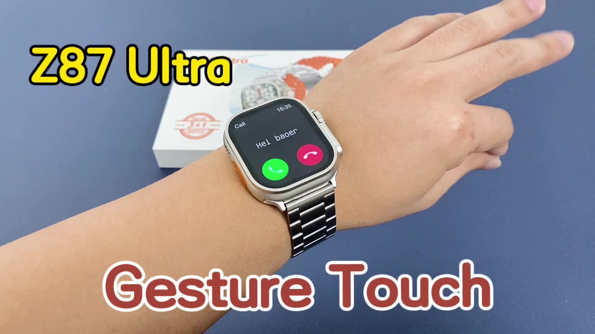 2023 New Z87 Ultra 2 With 3 Different Straps Square Heart Rate Fitness ...