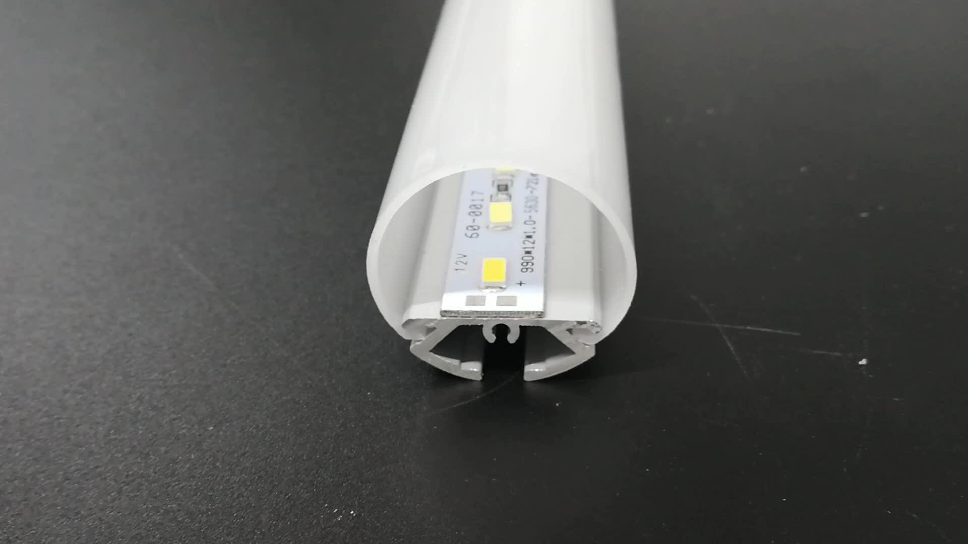 30*30mm Round Led Aluminum Profile For 21mm Width Led Strip Round Led ...