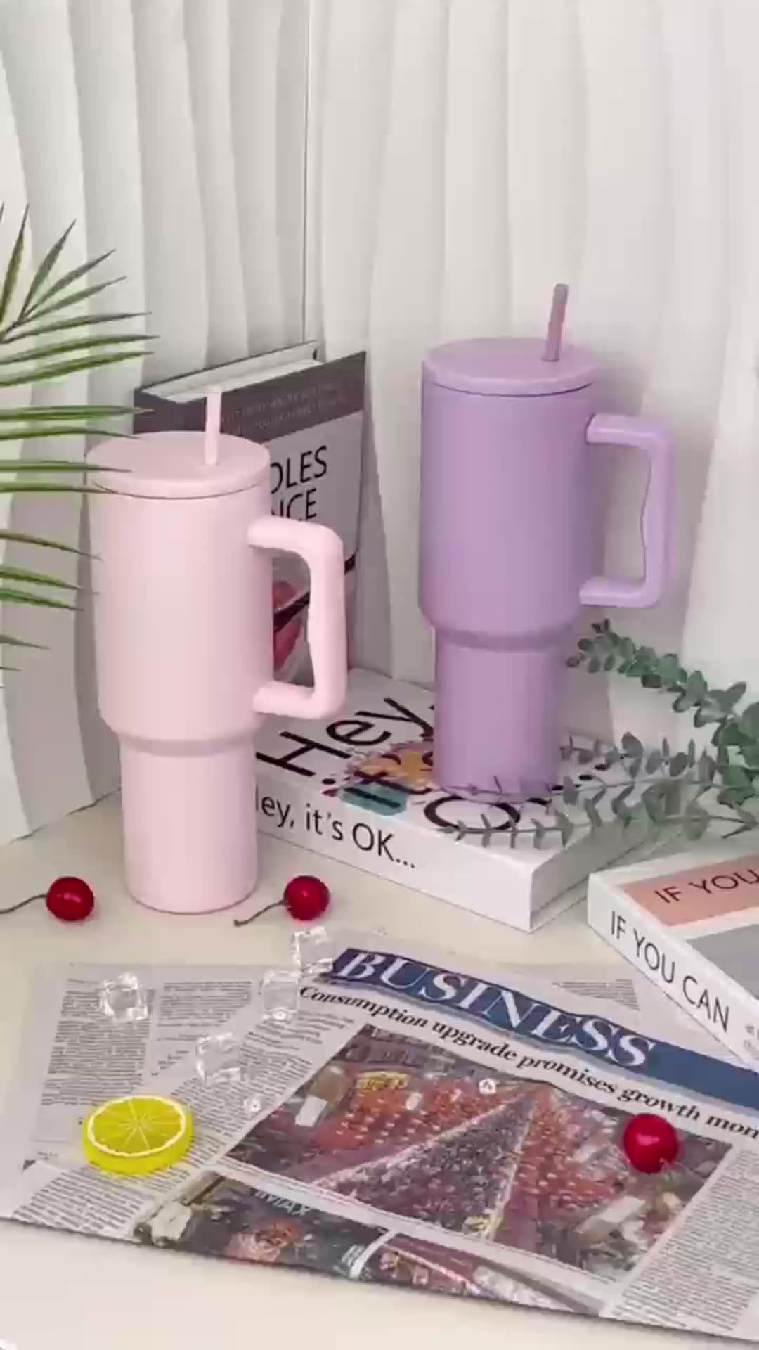 Simple Modern 40oz Solid Color Coffee Cup Double Wall Travel Mug ...