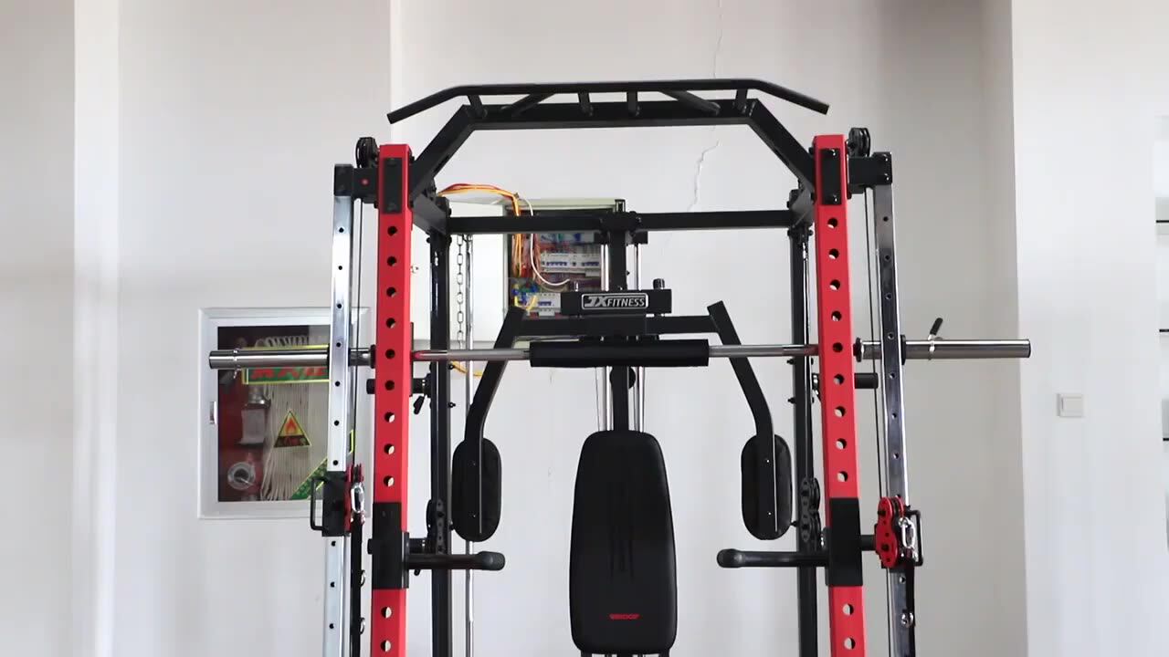 Multi Smith Machine Power Rack Cable Crossover Squat Rack Multi ...