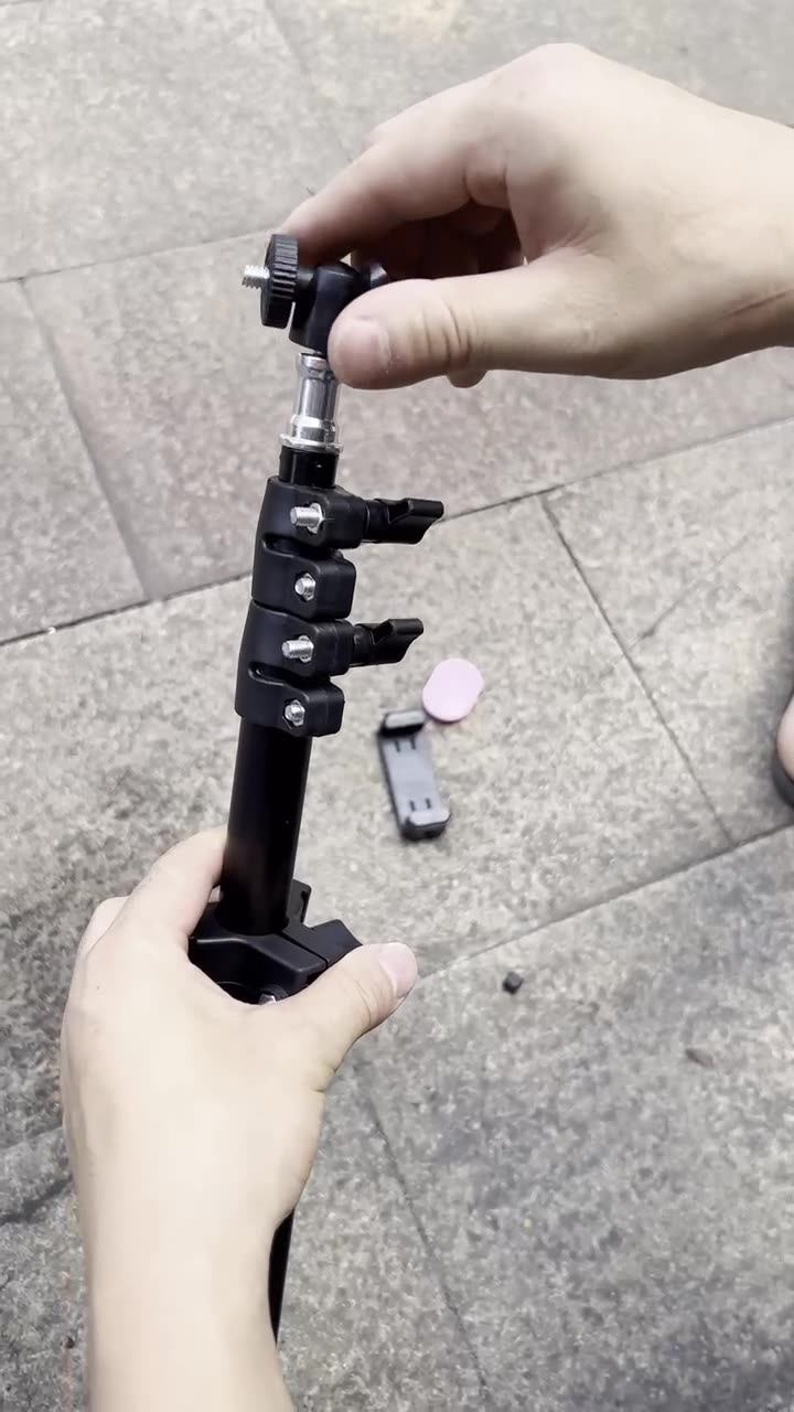 ZMDN手机支架直播三脚架落地拍照抖音视频补光灯测温仪支撑架-阿里巴巴