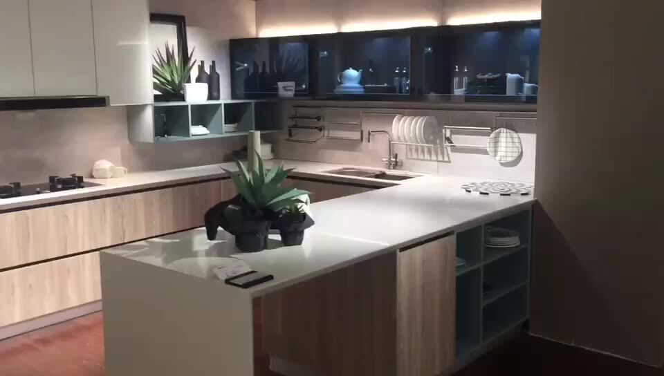 Boloni 2022 Modular White Gloss Mini Kitchens Low Design Luxury ...