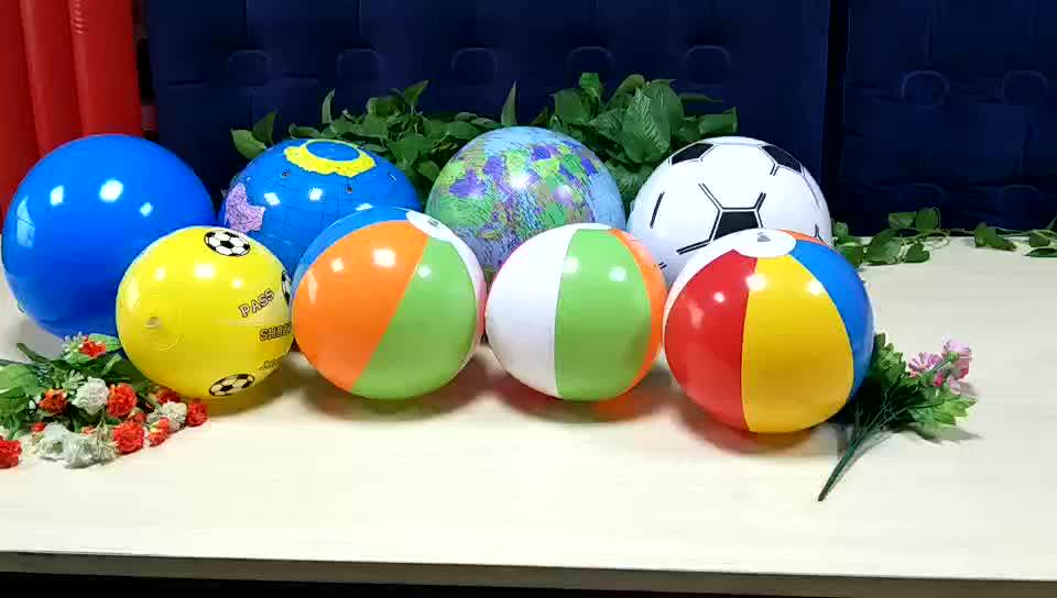 Custom Logo Design Inflatable 6p Pvc Beach Ball - Buy Inflatable Pvc ...