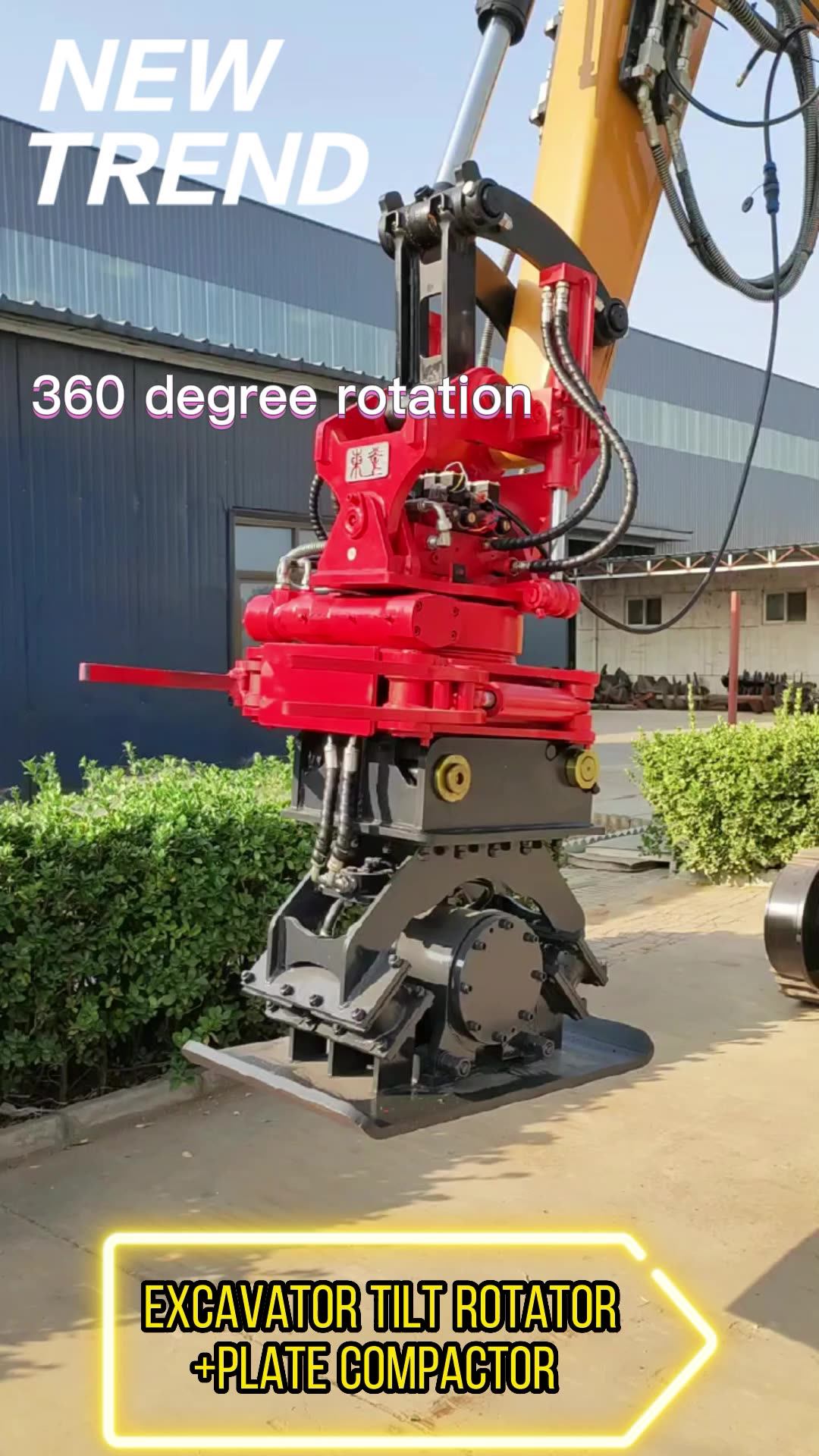 Tilt Rotator For 5 Ton 6 Ton 15 Ton Tilt Rotating Quick Hitch Mini ...