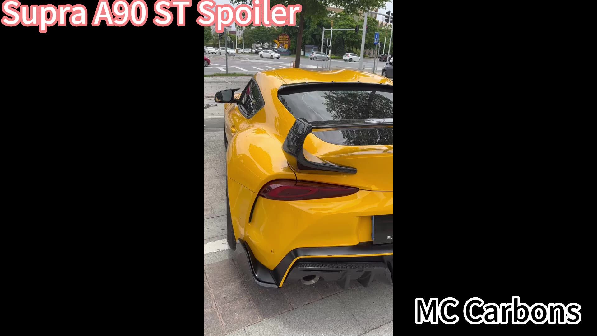 Carbon Fiber Rear Trunk Wing For Toyota Gr Supra A90 A91 Mk5 St Style ...