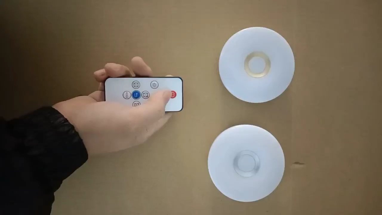 6 Leds Round Shape Rechargeable Led Small Touch Night Light With Usb ...