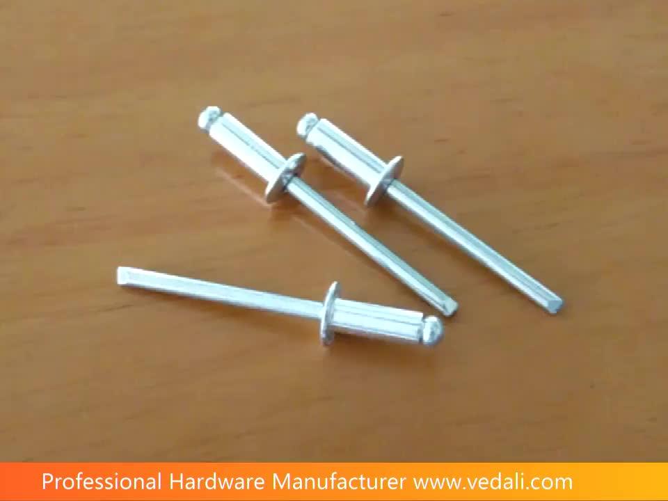 Truss Head Aluminum Pop Rivets Open Head Style,3 X 10 Mm Rivet Fastener ...