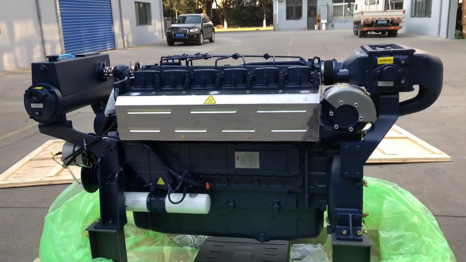 Weichai Wd12c400-21 Turbocharged In Line 400hp Wd12 Series 4 Stroke 6 ...