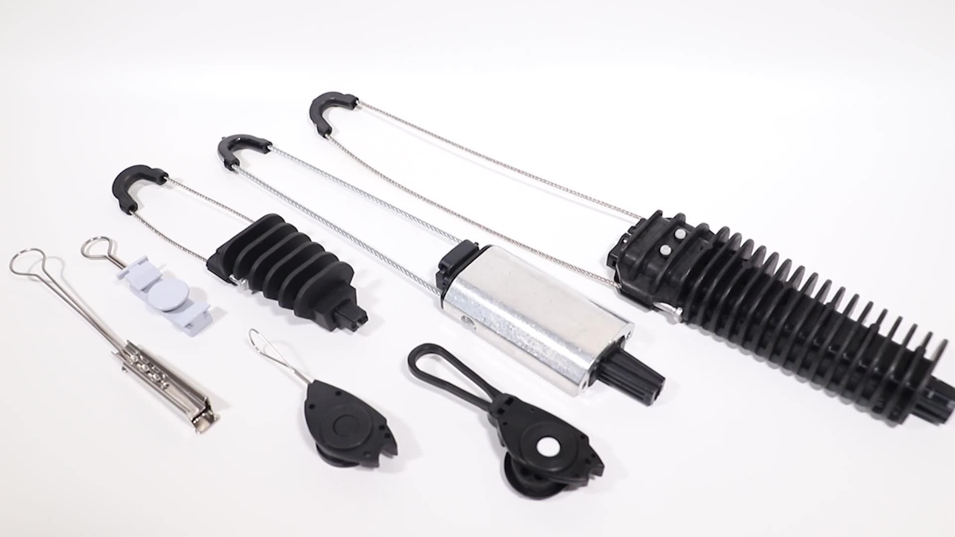 Pole Clamp For Adss Round Type Cable Anchoring Clamp Overhead Cable ...