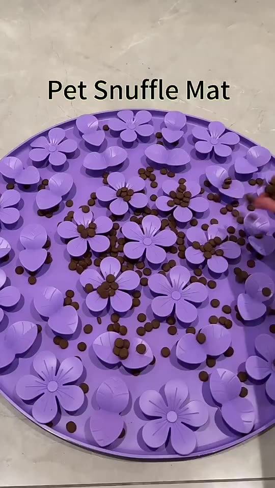 Large Snuffle Mat Dog Licking Mat Slow Feeder Dog Bowls Snuffle Lick ...