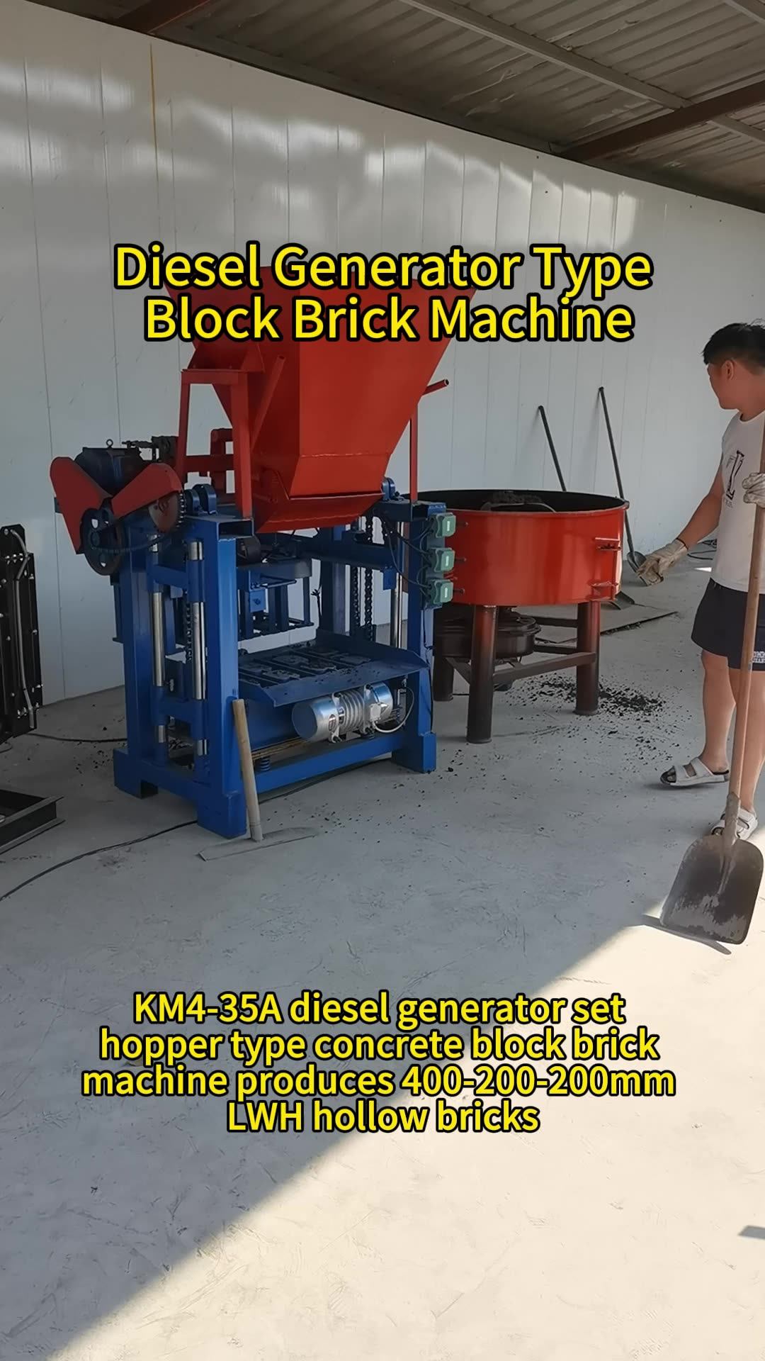 4-35 Diesel Generator Set 32p,Hopper Brick Machine Out Of 400-200-200 ...
