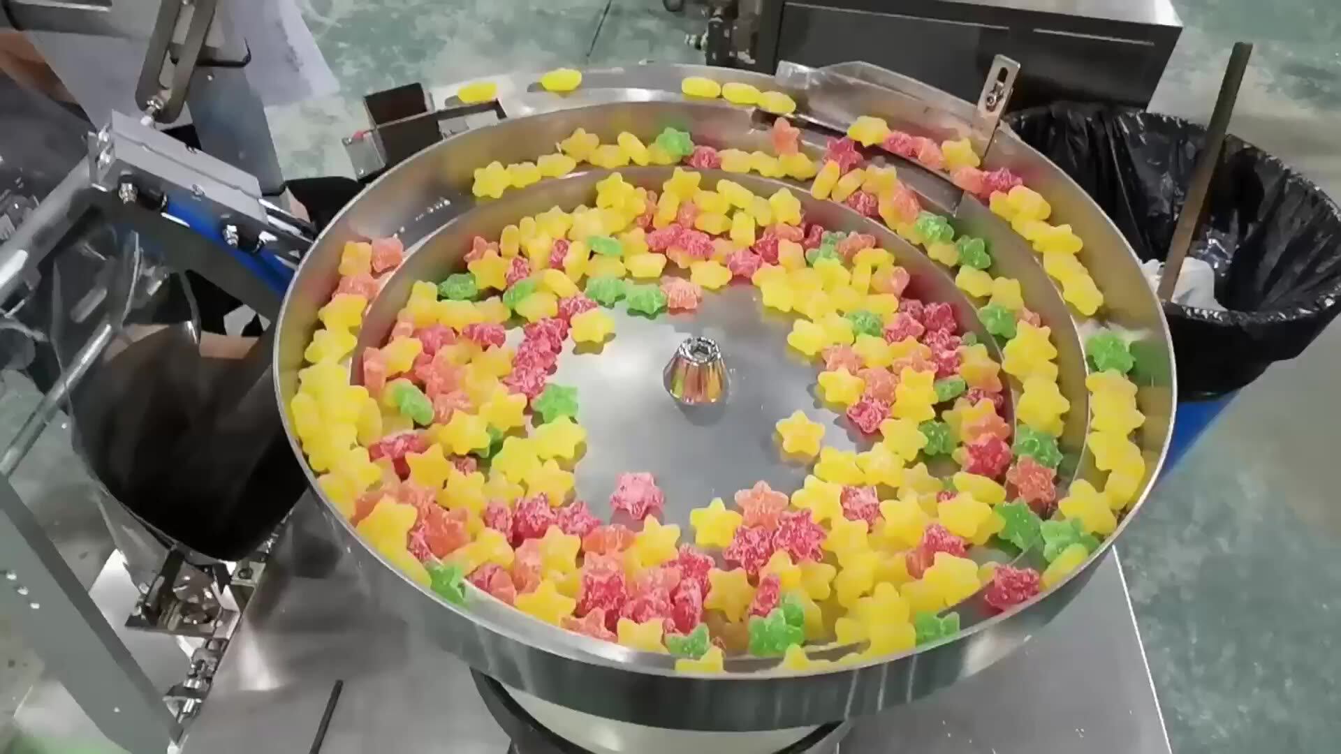 Bg Easy Operation Automatic Weighing Counting Screw Candy Food Granule Sorting Machine Counting ...