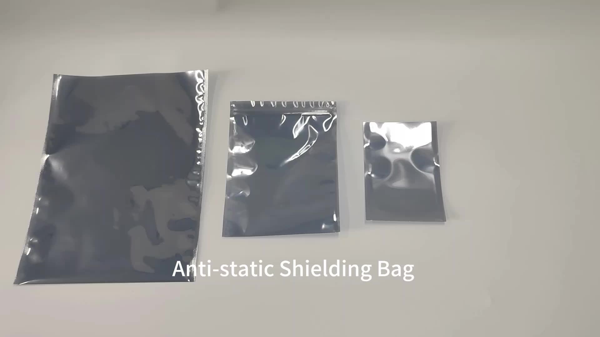 Leenol Cleanroom Foil Custom Open Top Aluminium Antistatic Ziplock ...