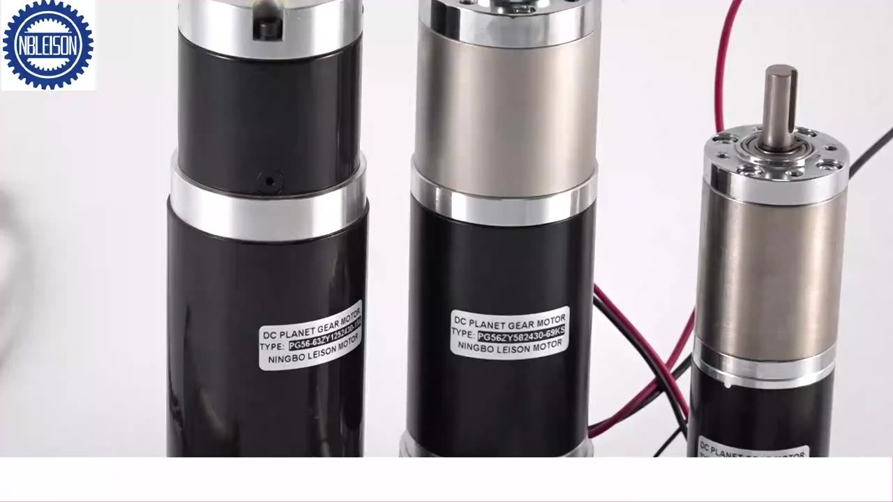 56mm 24v 40w 60w Bldc Gear Motor Brushless Dc Planetary Gear Box Motor ...