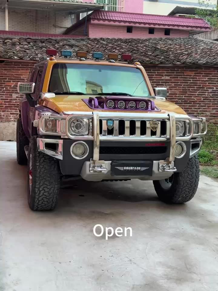 Runde New Product Launch For Hummer H3 Body Kit Resin Material Cool ...