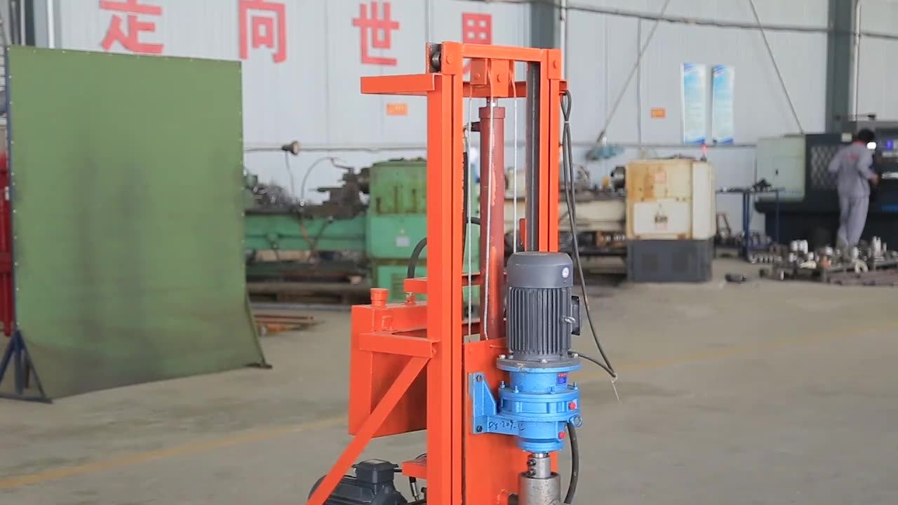 Portable Electric Hydraulic Water Drilling Machine Borehole Drilling ...