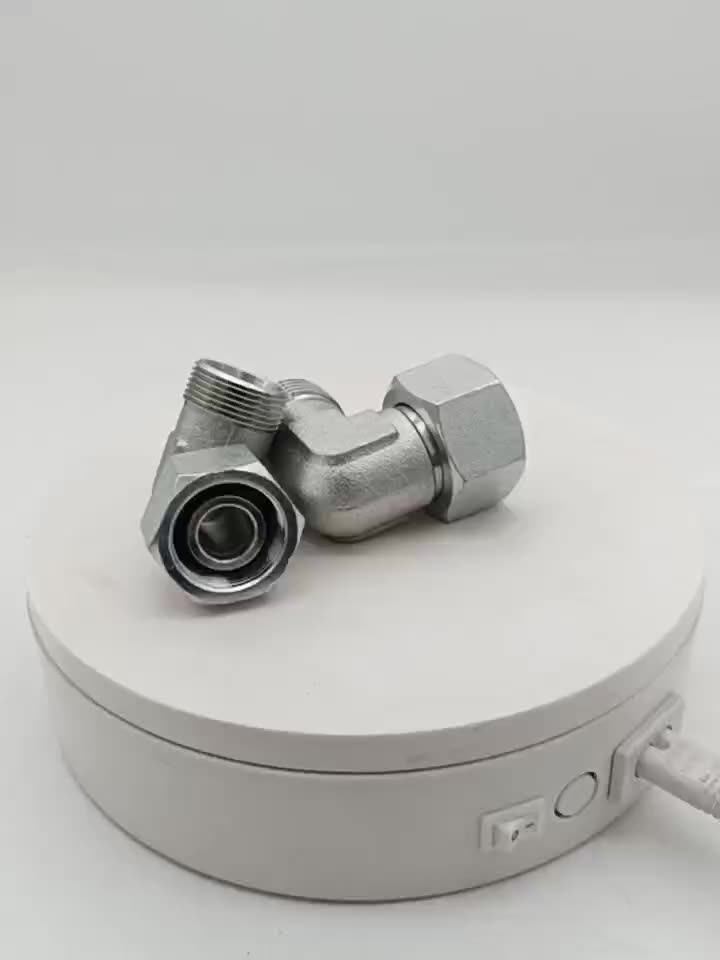 H-type Ferrule Union Inner And Outer Wire Hydraulic Right Angle Elbow ...