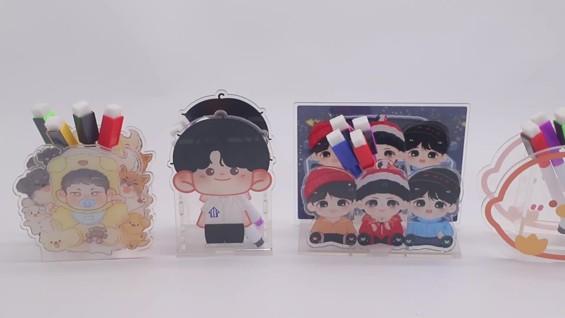 Custom Wholesale Transparent Acrylic Standee Stand Up Set Acrylic ...