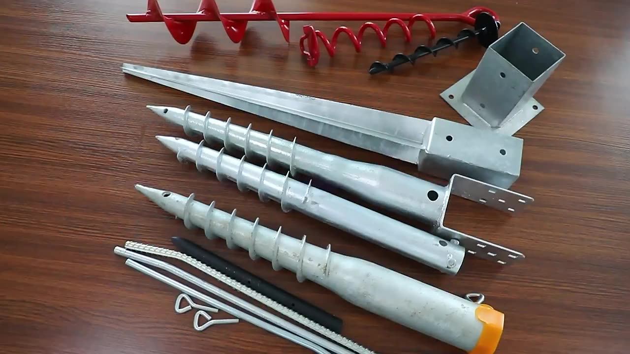 Heavy Duty Strong Ground Anchors Earth Anchor Helical Piles For ...