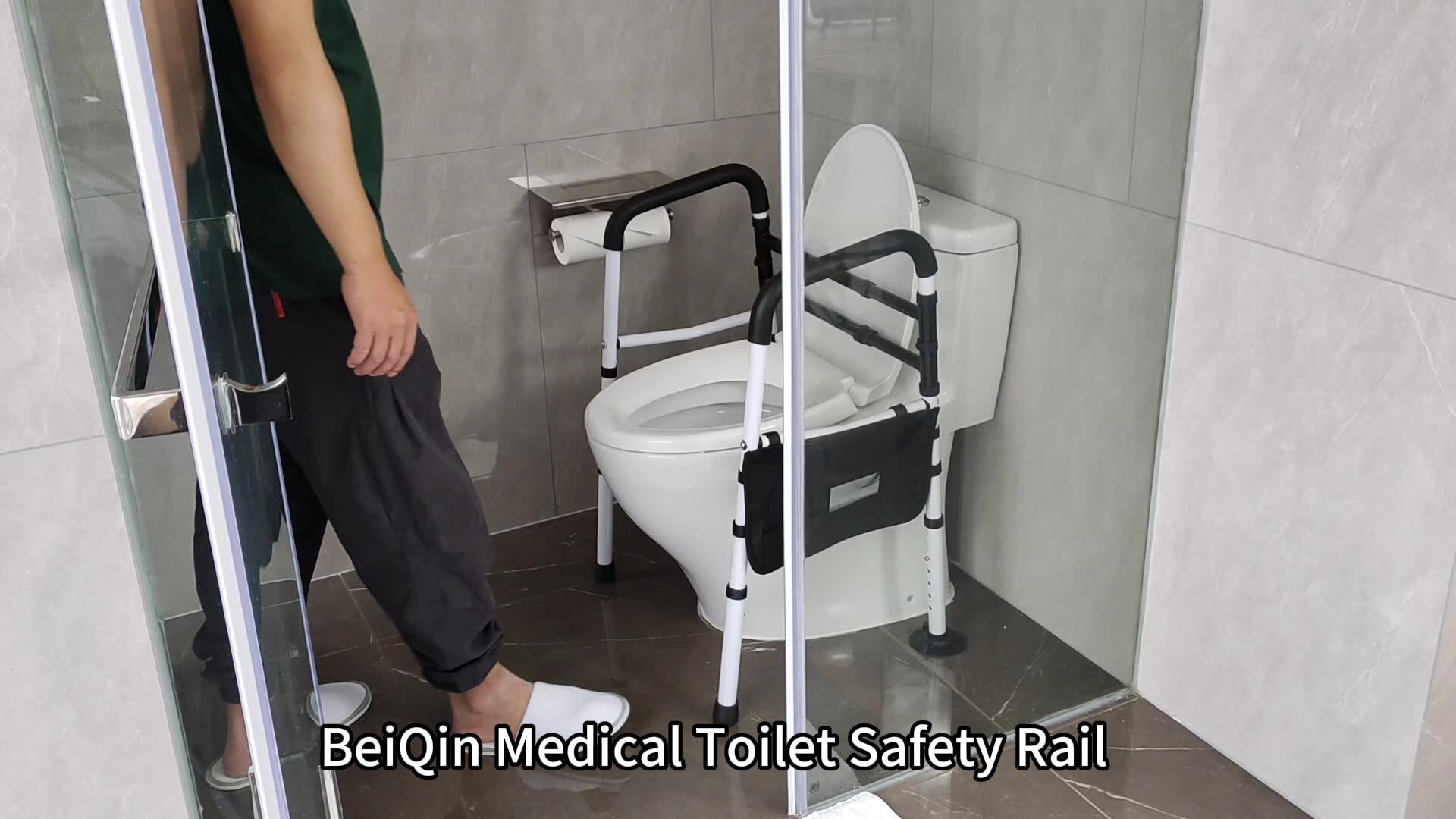 Toilet Safety Rails Frames Handles Grab Bars Seat Riser Assistance ...