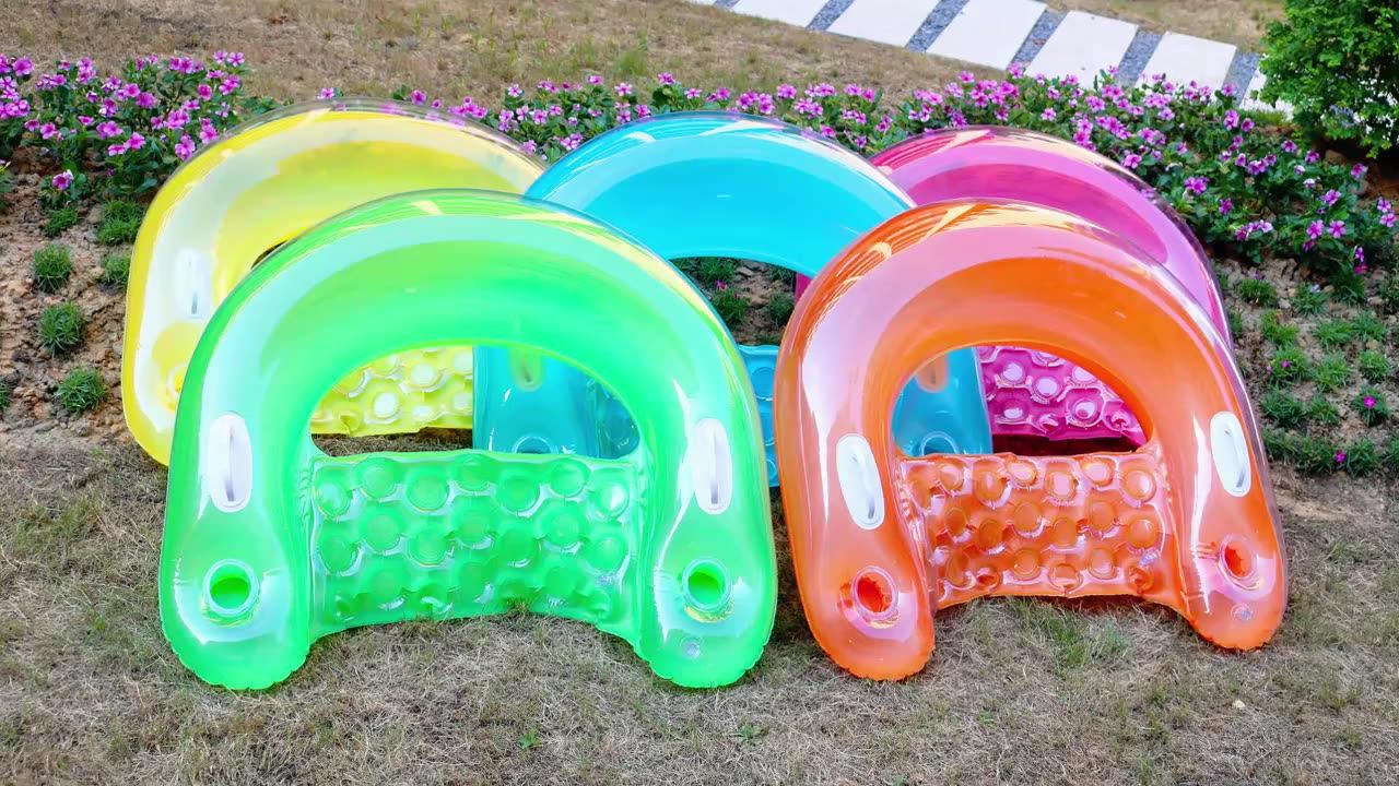 Inflatable Floating Row Floating Chair Water Floating Bed Beach Beach ...