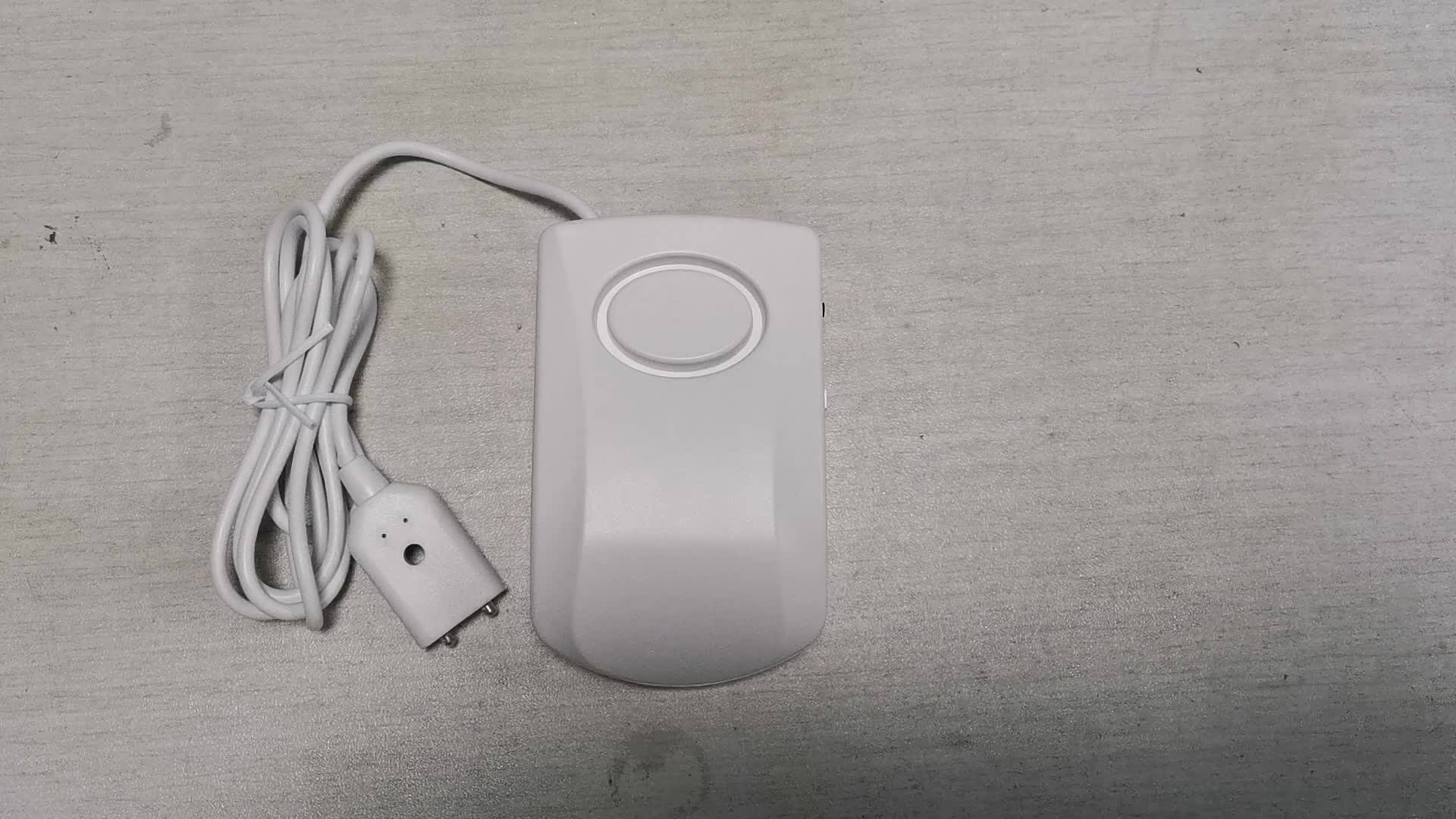 Electric Water Leak Alarm 95cm Cable 120 Db Flood Alarm Sensor Water ...