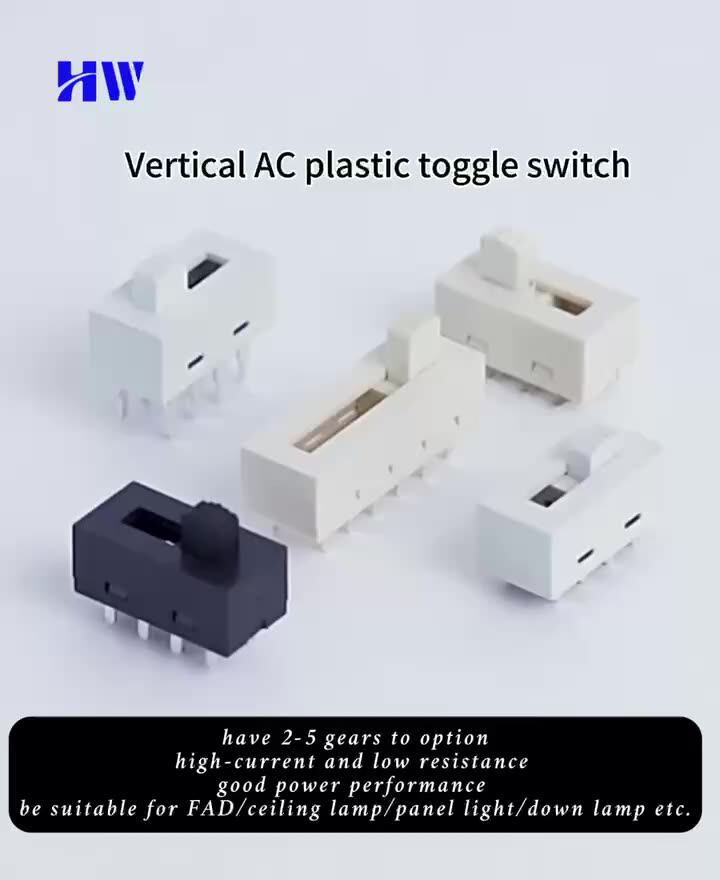 Customization Plastic High-current Toggle Switch Multi-gear Down Lamp ...