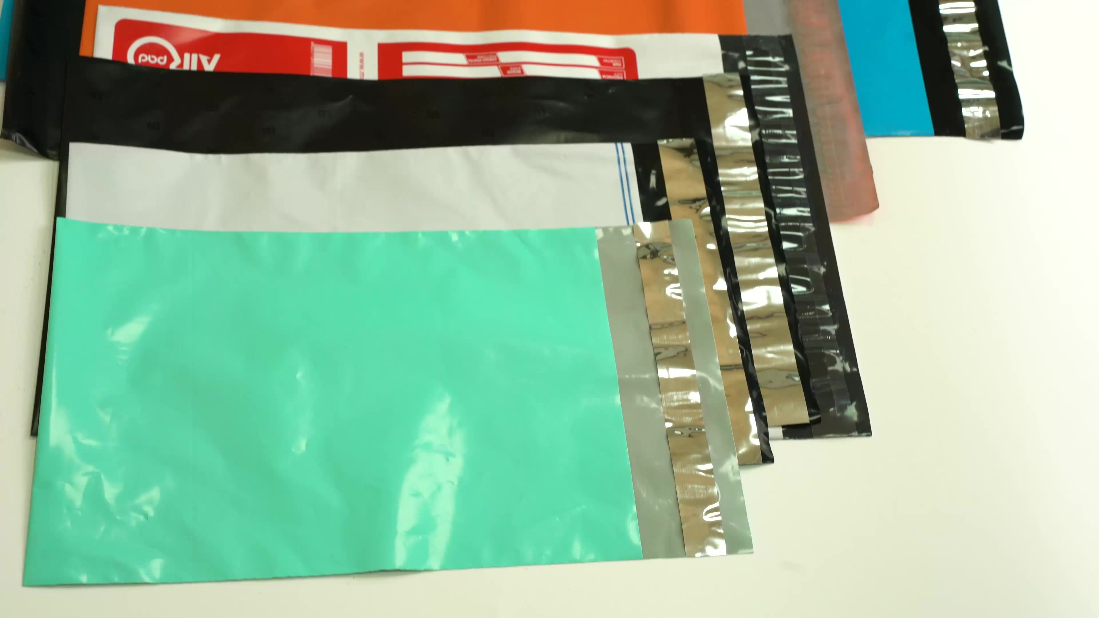 Custom Logo Plastic Envelope Polly Parcel Express Delivery Postage ...