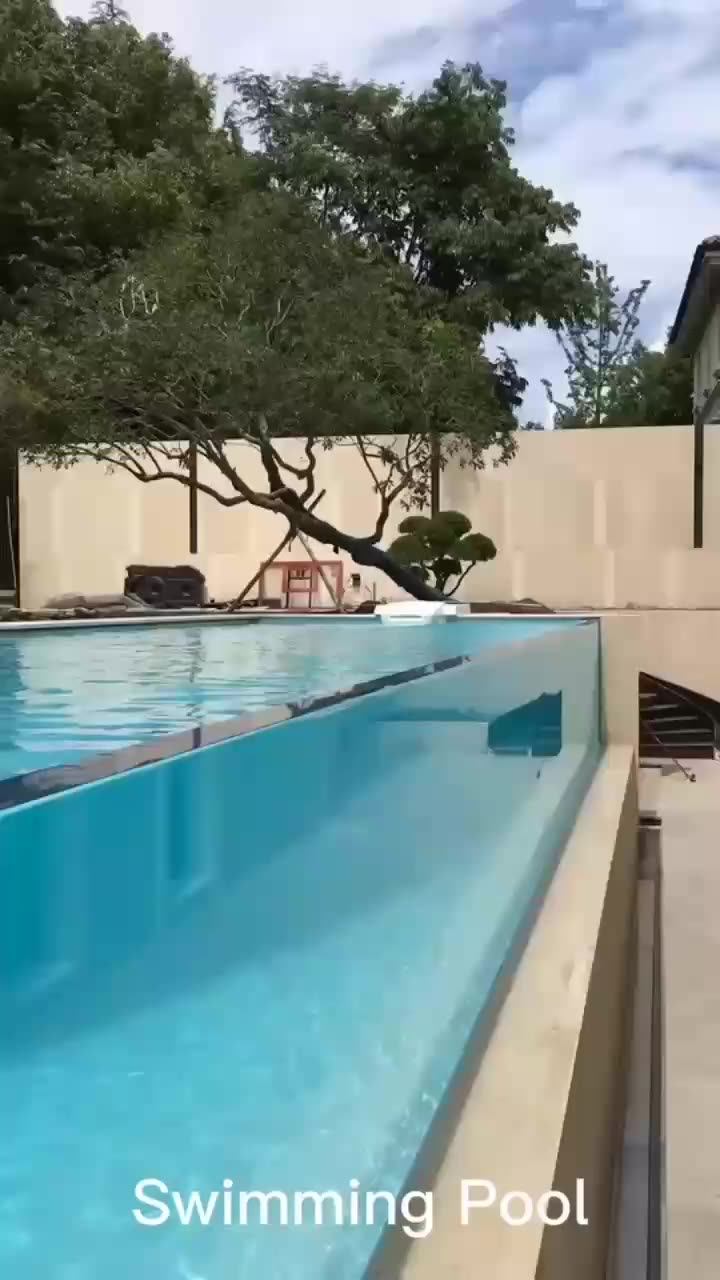 Outdoor Large Scale Infinity Swimming Pool Sheets Wall Plexiglass Panel ...