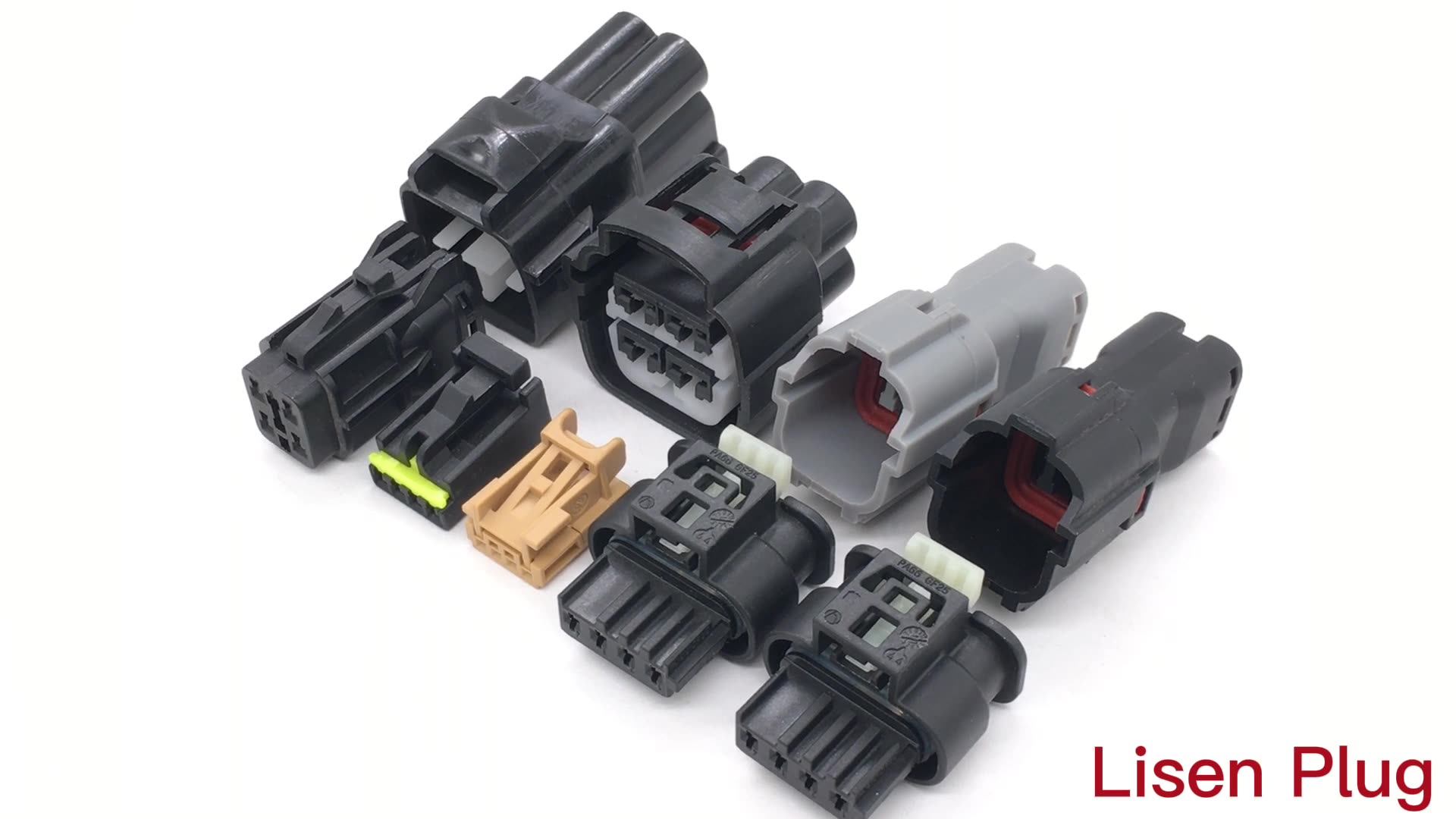 805-122-541 4芯防水连接器宝马氧传感器插头电子元器件805122541-阿里巴巴