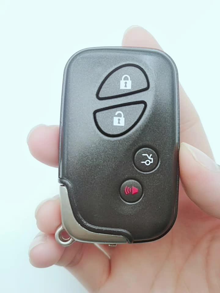 Keyless 4 Buttons Smart Remote Car Key Fob Case Cover Blank For Lexus ...