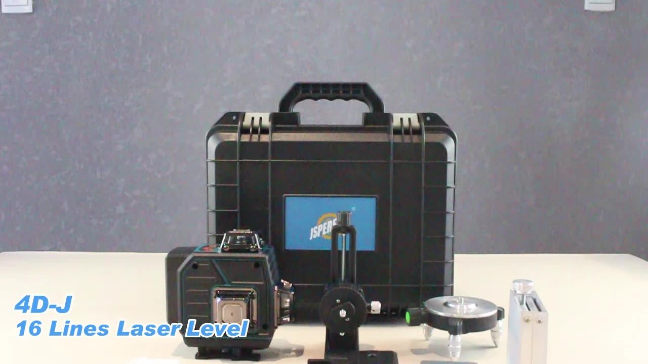 Cross Line 4d Level Laser 4d 16 Lines Laser Levels With Green Beam ...