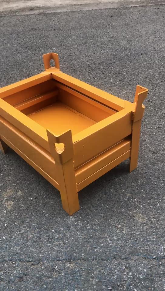 Stacking Steel Stillage Steel Material Box - Buy Stacking Steel ...