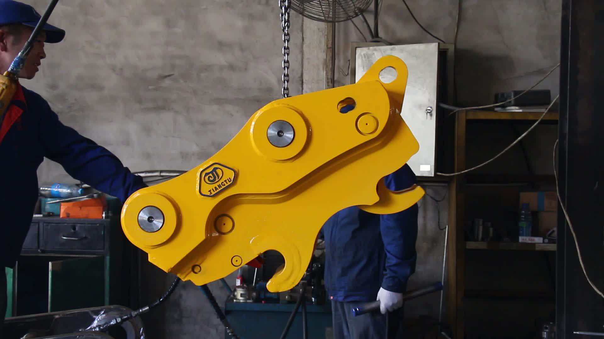 26-33t Double Locking Hydraulic Quick Hitch Coupler Tilting Coupler ...