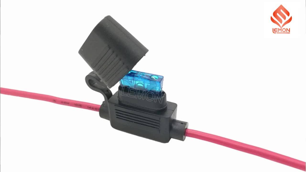 3 15 20 40 Amp Car Auto Inline Mini Blade Waterproof Fuse Holder - Buy ...