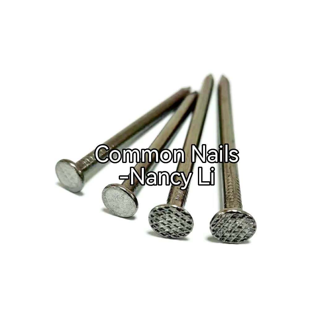 6dx2" Hot Dip Galvanized Steel Smooth Shank Common Flat Head Nails ...
