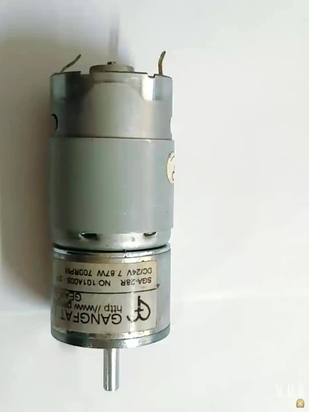 Rs-385 Motor Con Caja De Cambios De Diámetro 28mm Continua De 24 ...