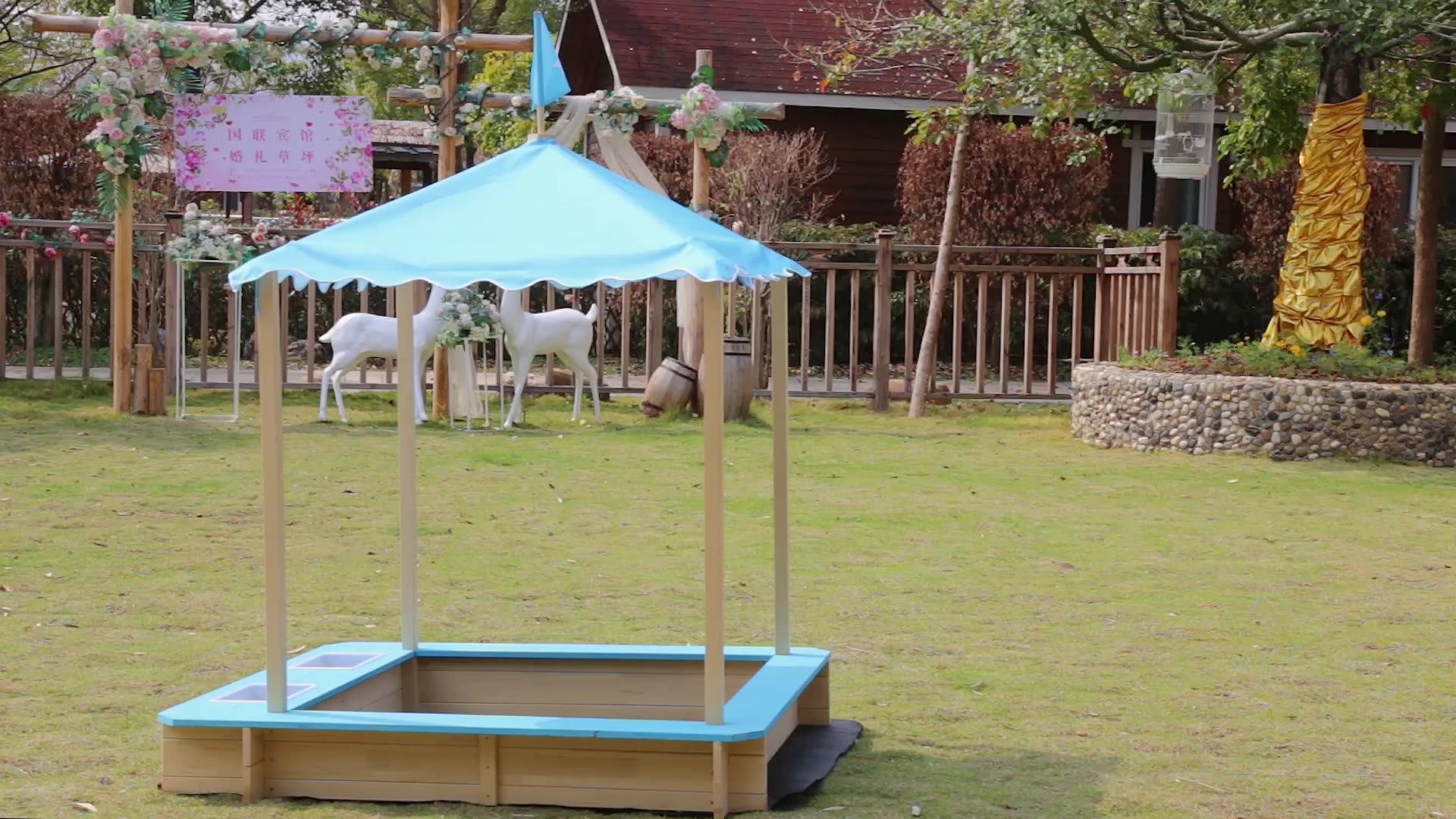 Wooden Boat Sandpit Other Outdoor Toys & Structures Kids Play Set ...