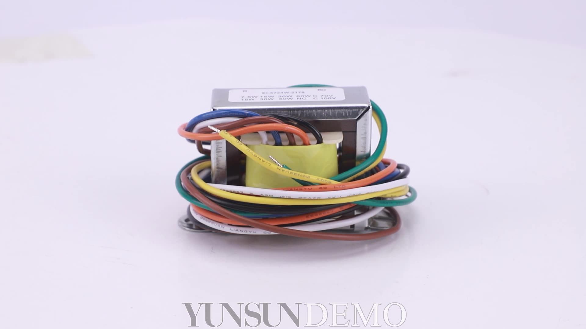 Audio Line Speaker Matching Power Ei Transformer 70v 100v 4ohm 6ohm ...