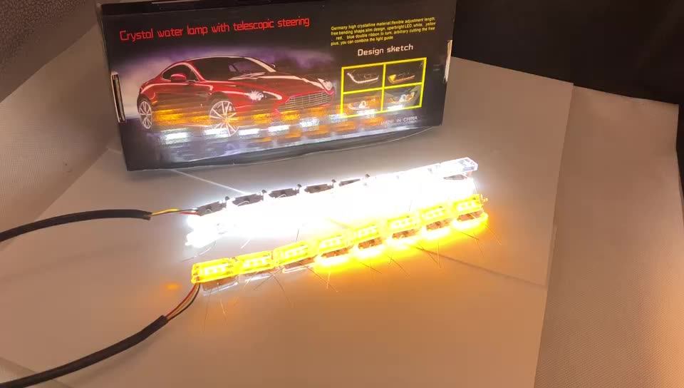 Crystal Led Flexible Drl With Turning Light,Motorcycle Turn Signal Led ...