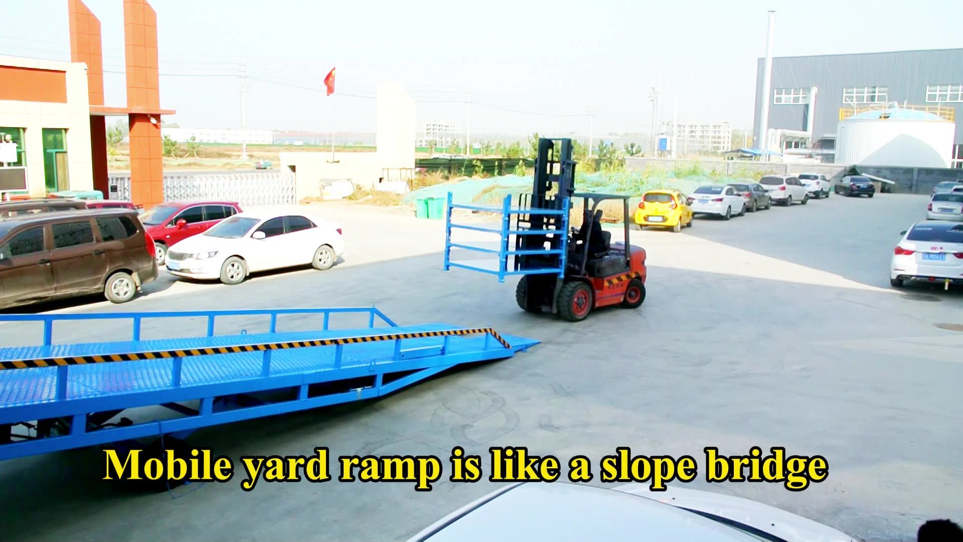 Portable Mobile Container Ramp Hydraulic Movable Dock Leveler Ce ...