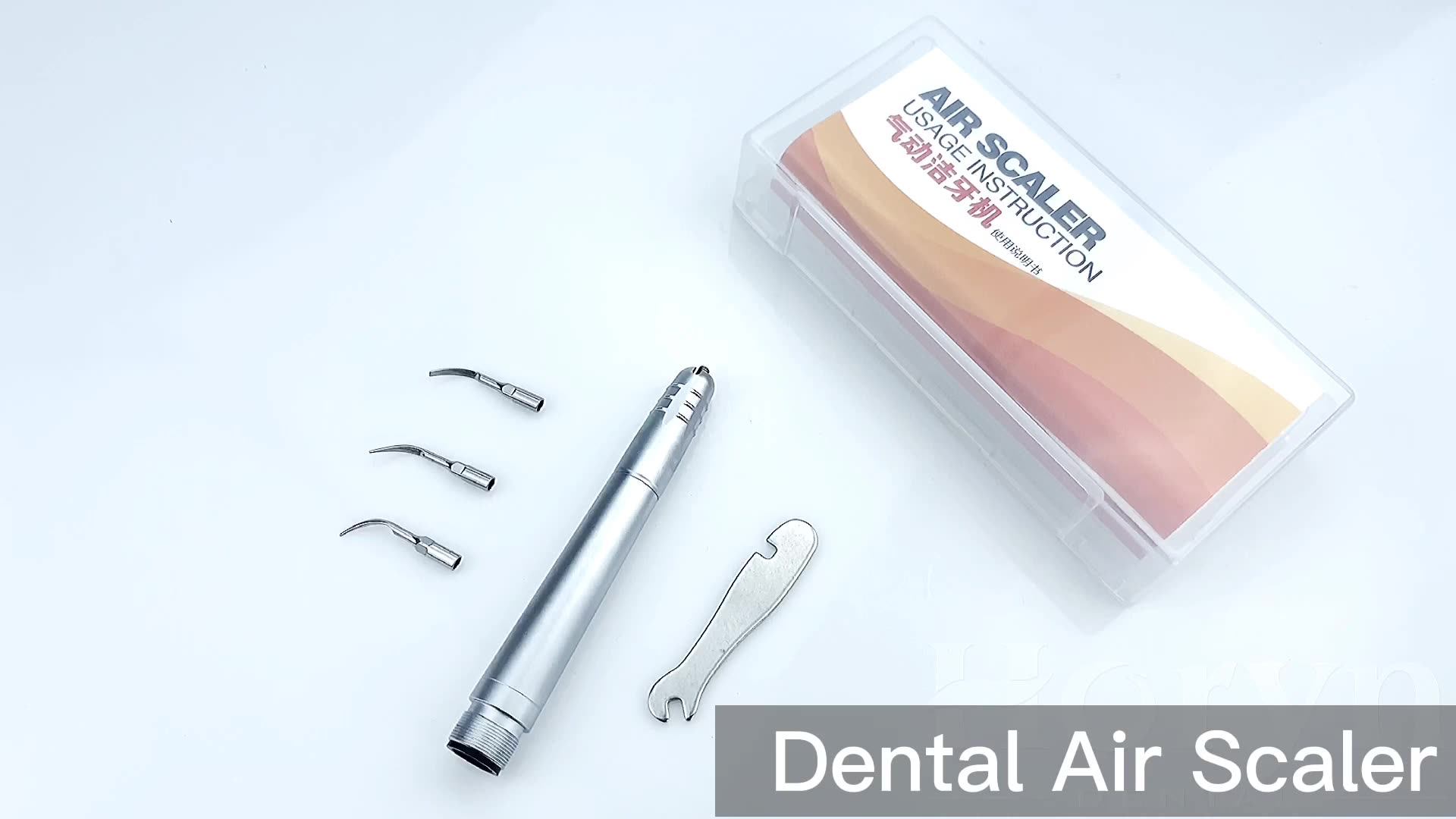 Dental Air Needle Scaler Dental Air Scaler With 3 Tips Autoclavable Air ...