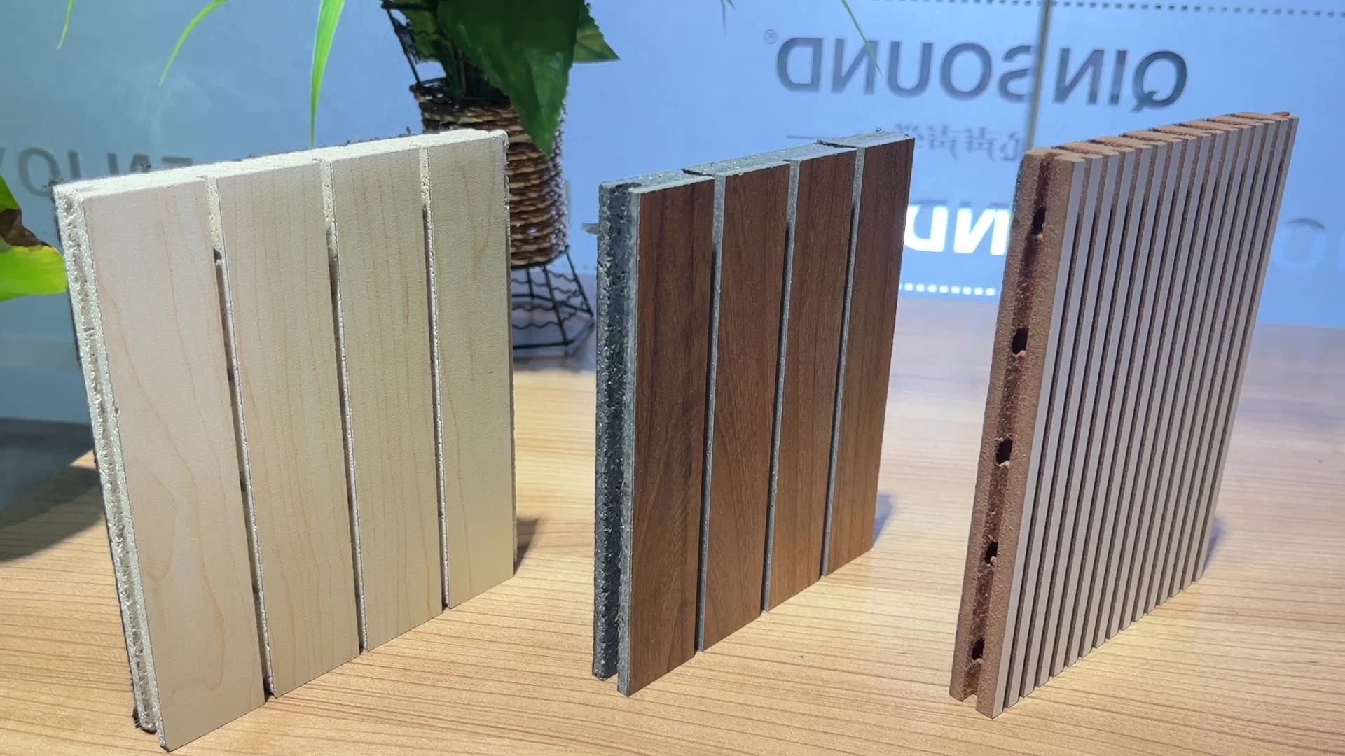 3d Model Design Mdf Grooved Wood Acoustical Wall Panel Fireproof A1 ...