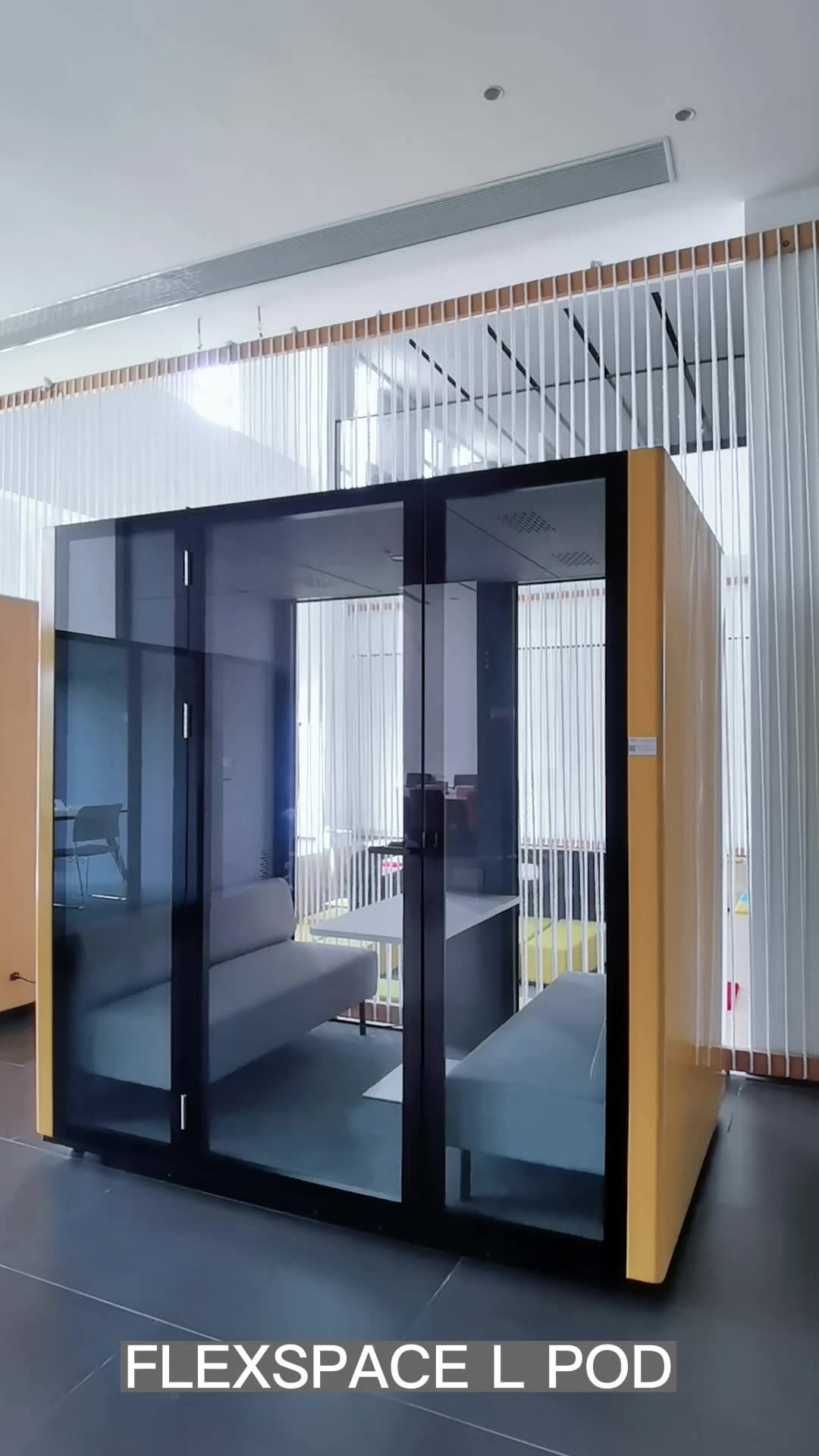 Flexspace 2024 New Hight Quality Movable Silence Room Office Privacy Work Soundproof Meeting Pod ...
