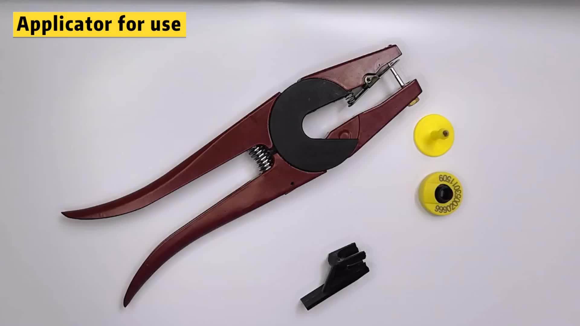 Cmrfid Animal Eartag Plier Stainless Steel Metal Animal Tag Applicator ...