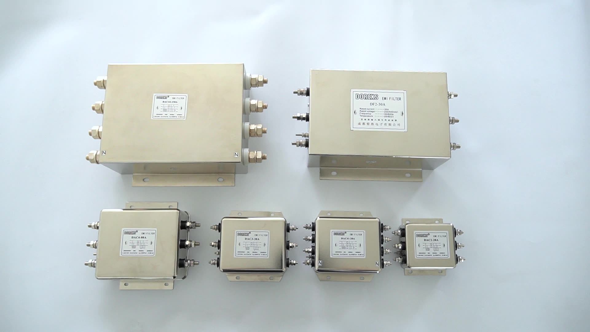 Dorexs 40-100a 380/440vac 3 Phase Terminal Block Ac Emi Filter - Buy 3 ...