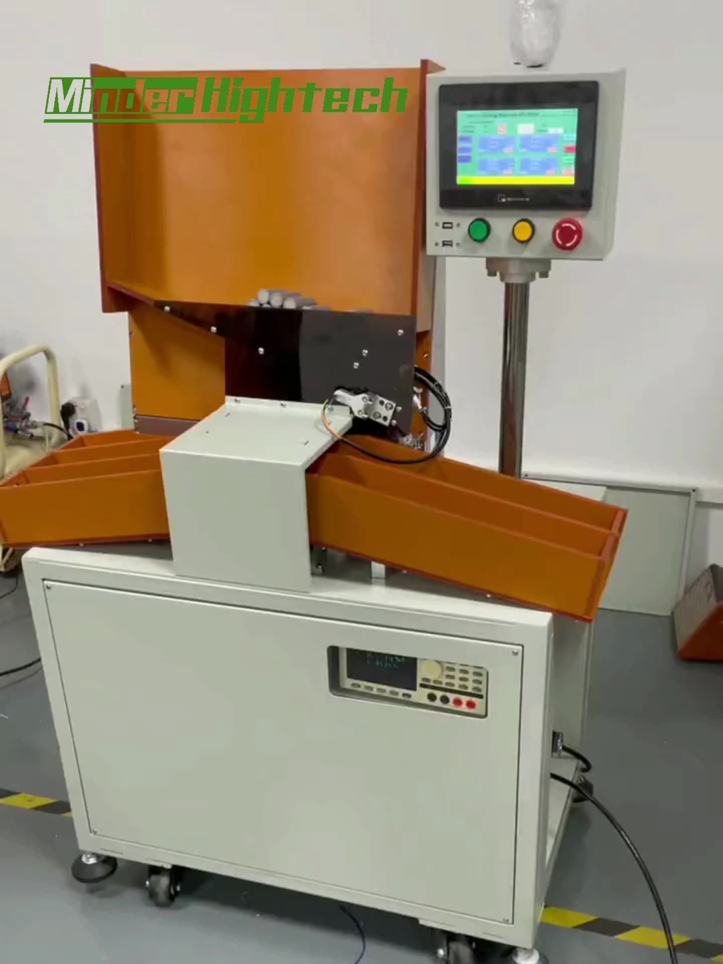 5 Channel Automatic Cylindrical Battery 18650 Cell Sorting Machine ...