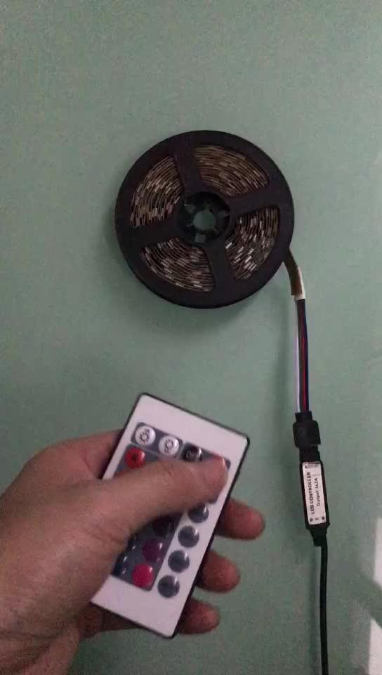 5v Usb Rgb Led Controller 17key Rf Wireless Mini Remote Controller For ...