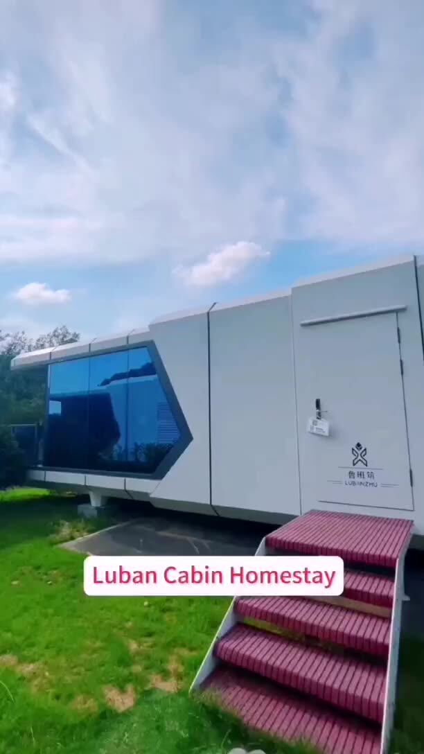 Modular Building Tiny House Capsule Pod Container Hotel Steel Structure ...