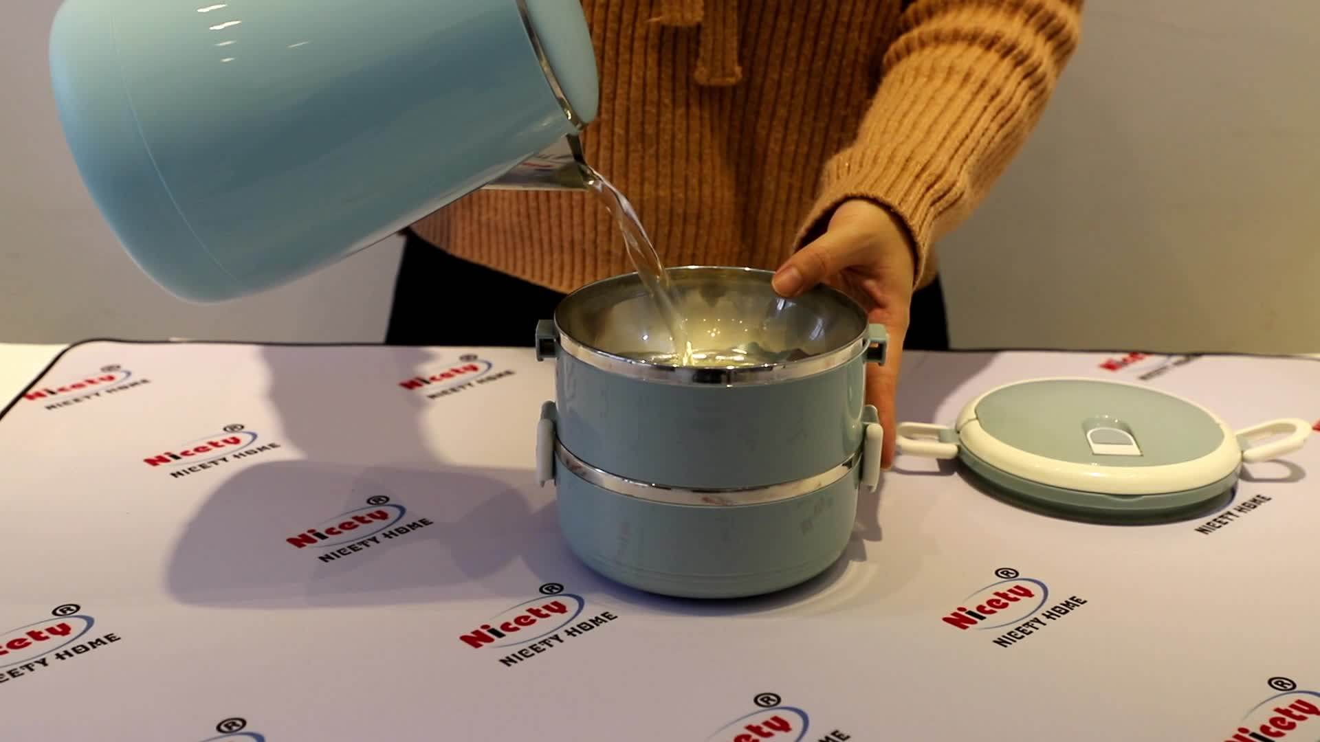 Colorful Design Stainless Steel Thermal Insulation Keep Warm Pot / Heat ...